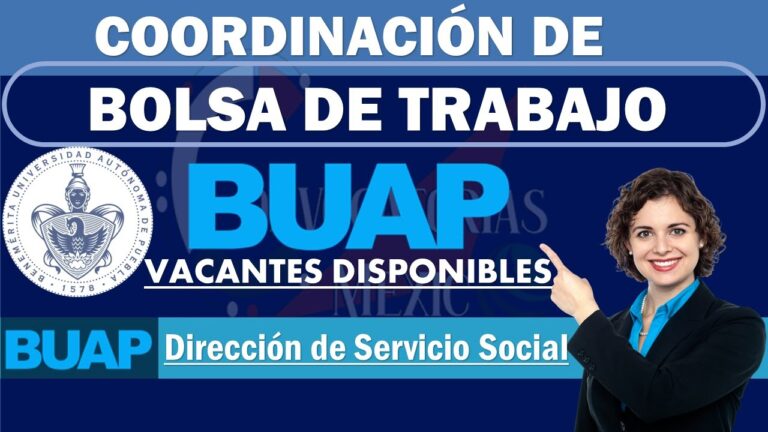 BOLSA DE TRABAJO BUAP ️ Autoservicio BUAP