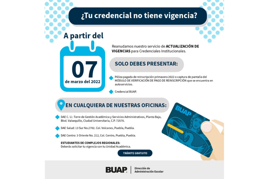 CREDENCIAL BUAP ️ Autoservicio BUAP